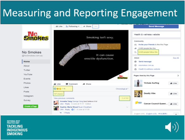 Reporting on your TIS activities - Tackling Indigenous Smoking