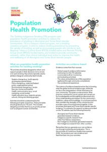 Population Health Promotion - Tackling Indigenous Smoking