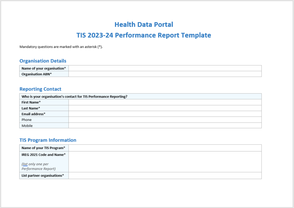 Reporting on your TIS activities - Tackling Indigenous Smoking